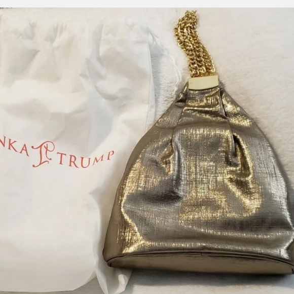 Ivanka Trump | Bags | Ivanka Trump Formal Evening Bag Vivian Metallic ...